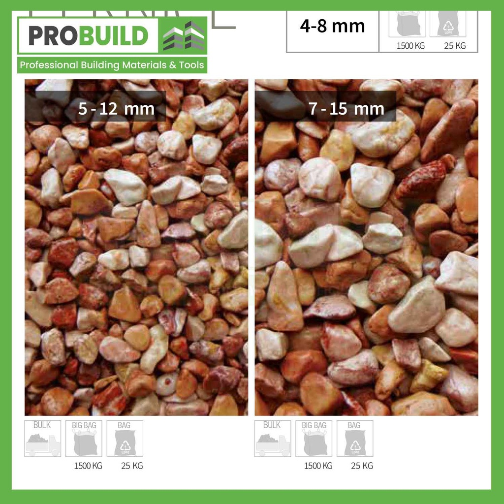 Breccia Pernice Marble Pebbles | Probuild Malta
